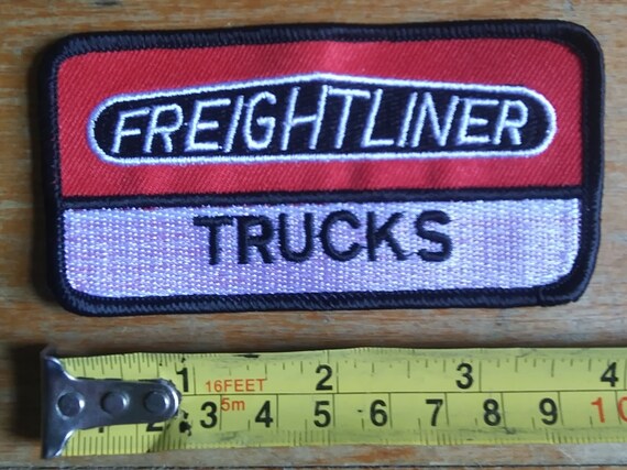 Vintage Freightliner Trucks Uniform Hat Jacket Patch - Gem