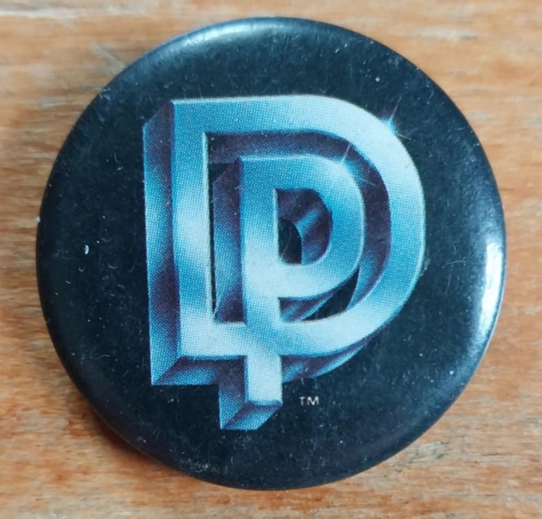 Deep Purple Vintage 80s Rock Band Logo Album Pin Button Badge - 1985 - Etsy