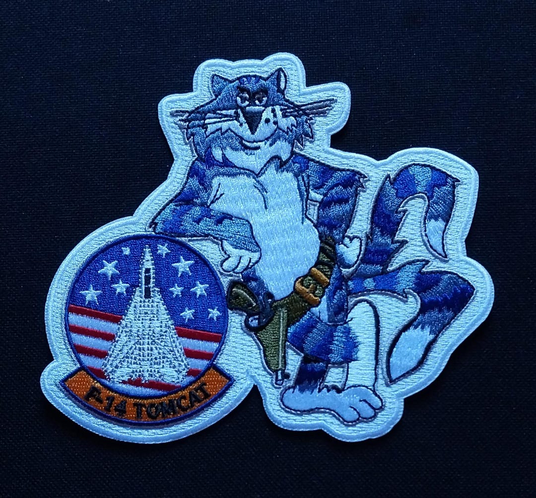 F-14 Tomcat STANDING VF Fighter Squadron Collectors LARGE Embroidered ...