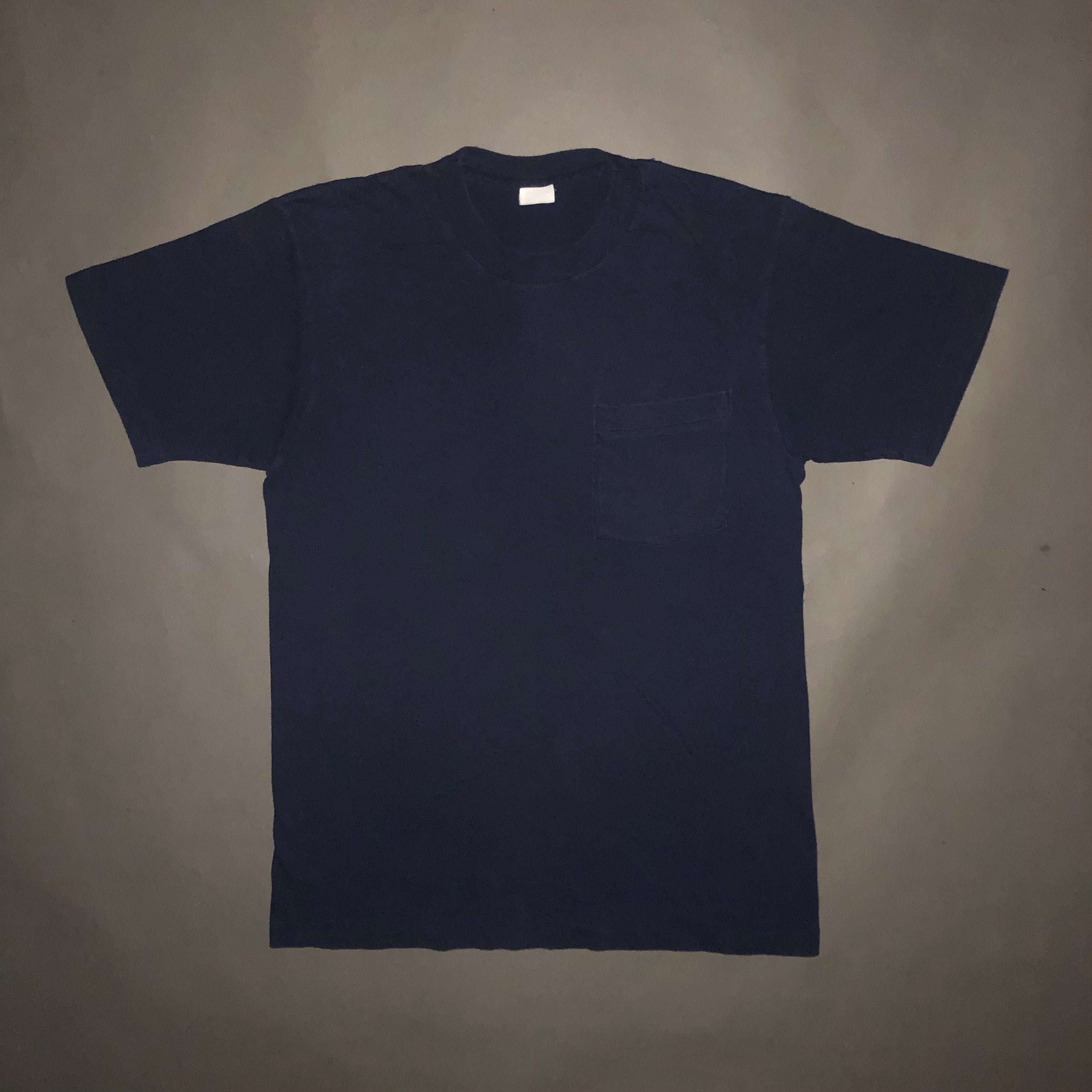 Blank Navy Blue T Shirt