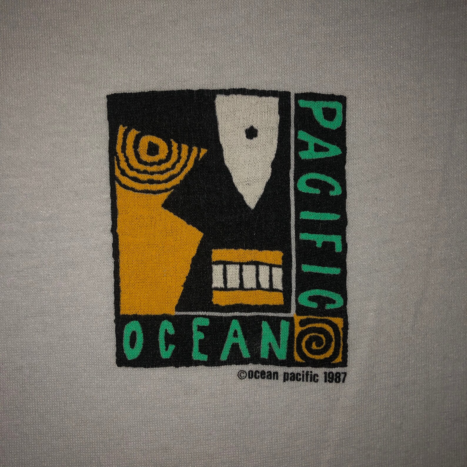 Vintage 1980s OP Ocean Pacific Tank Top T Shirt LARGE - 80s Single ...