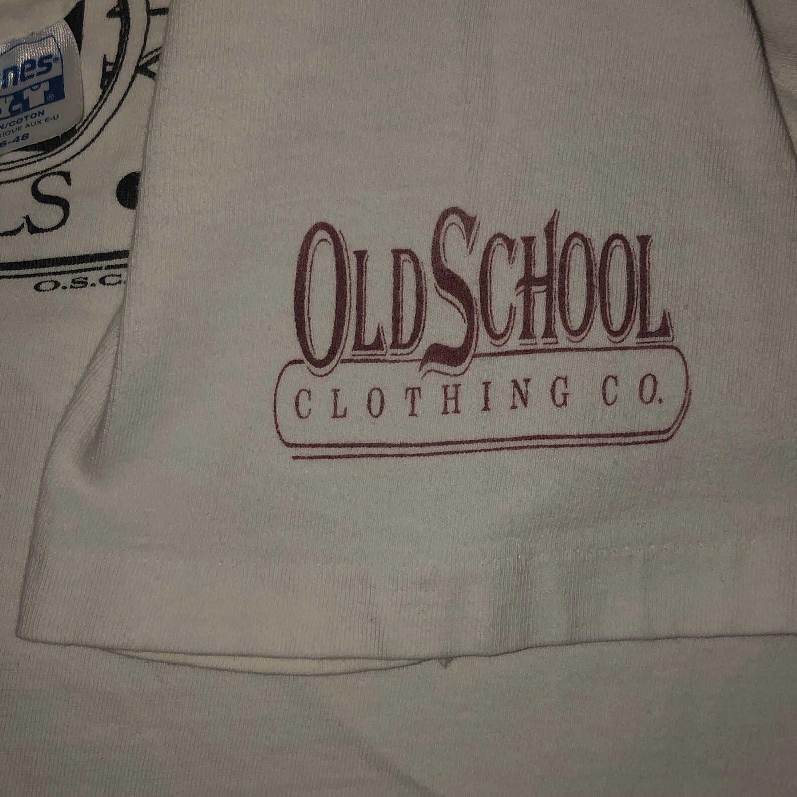 Vintage 1980s Old School Clothing Co Cycling T Shirt X LARGE - Single ...