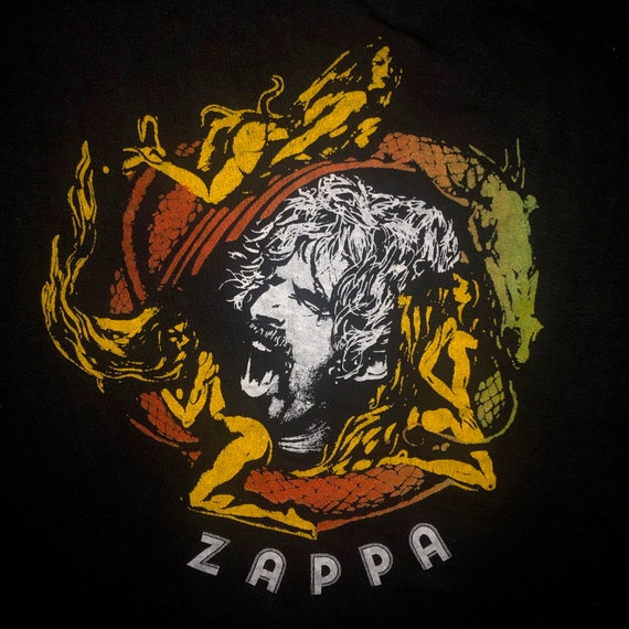 Vintage Rare 1970s Frank Zappa Concert T Shirt MEDIUM… - Gem