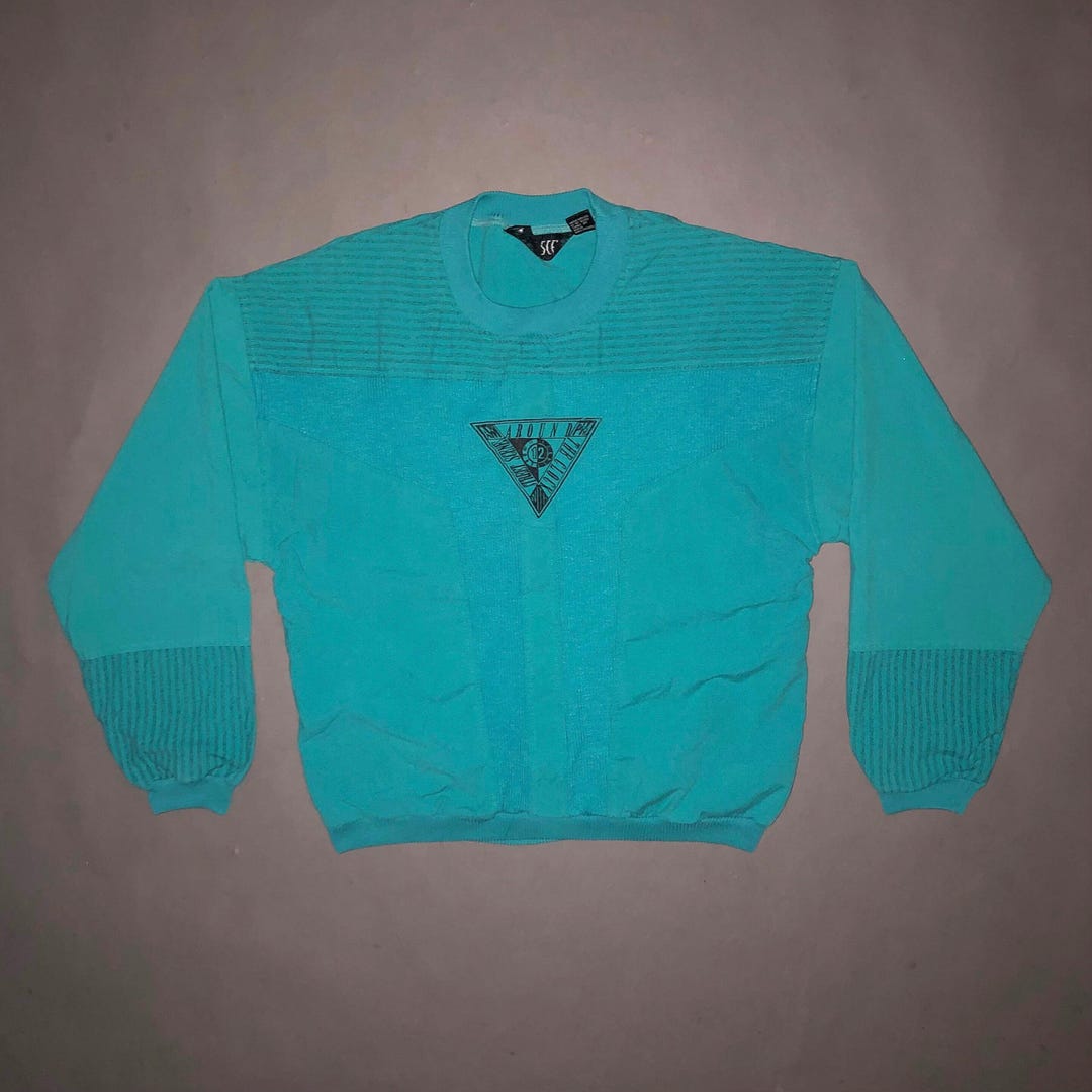 Vintage 1980s Street Scenes Long Sleeve T Shirt MEDIUM - 80s Fashion ...