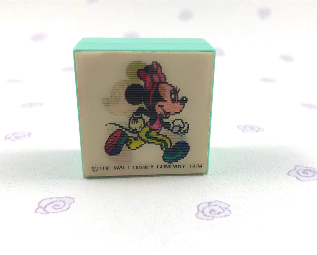 Vintage Minnie and Mickey Eraser, Disney Collectible Cased Eraser ...