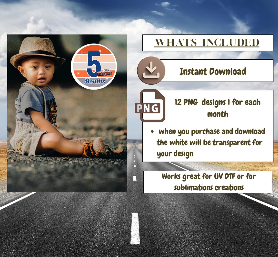 Baby Milestones - Vintage Car Theme - Etsy
