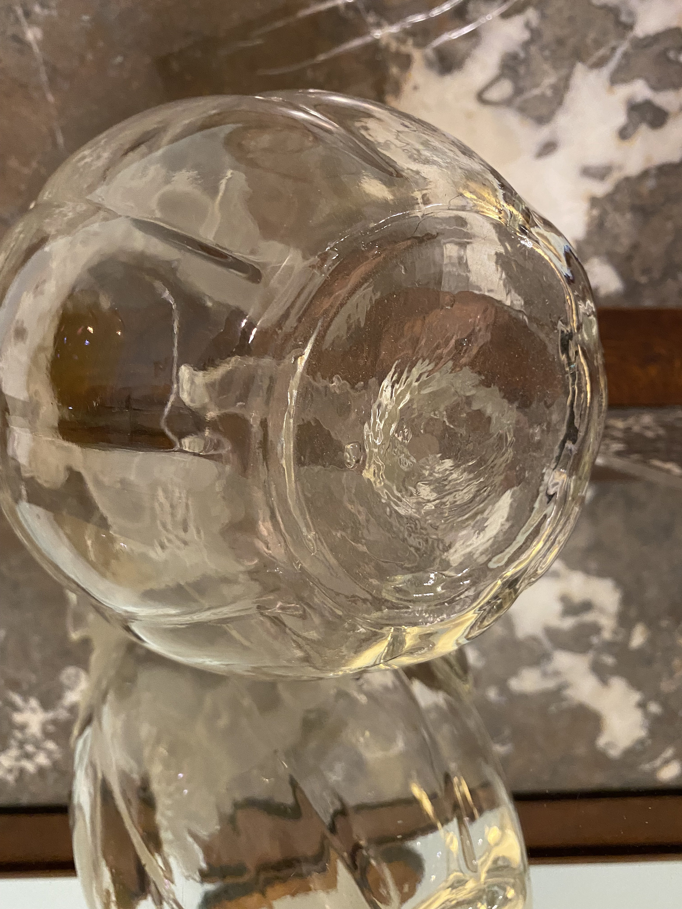 Vintage Droopy Glass Pitcher With Embossed Frosted Fruit - Etsy