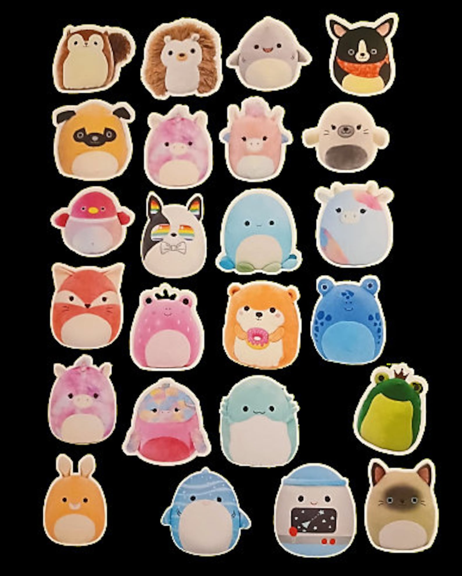 Squishmallow 30pc Sticker Set Kids Stickers Squishmallow - Etsy