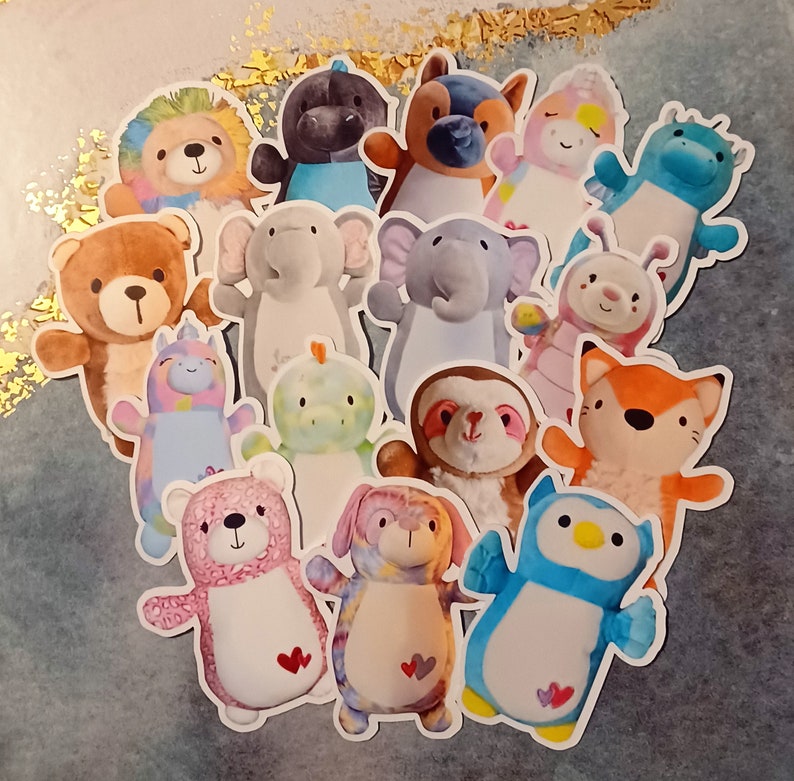 Squishmallow Hugmee Stickers Squishmallow Valentines - Etsy
