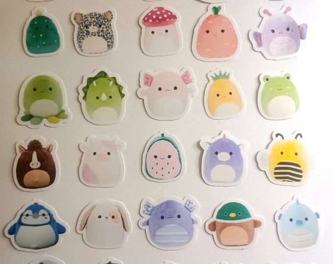 9 Squishmallow Stickers - Etsy