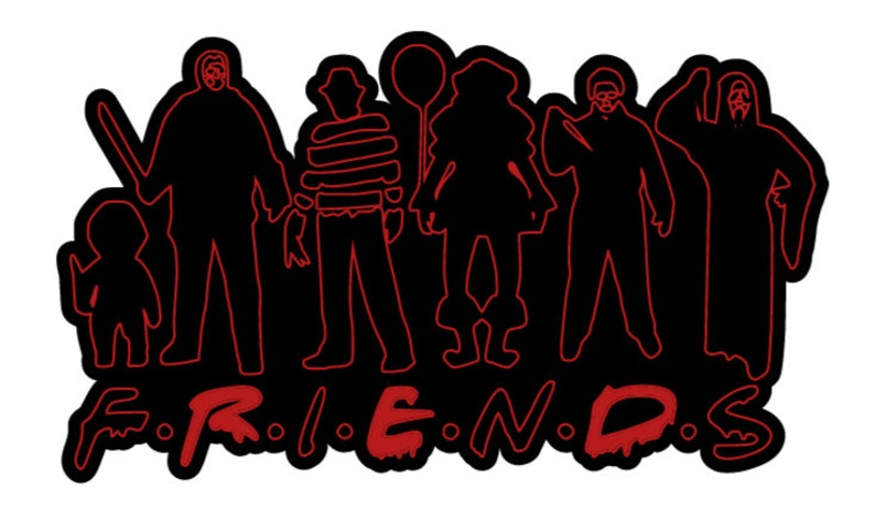 Scary Movie Stickers TV Shows Horror - Etsy