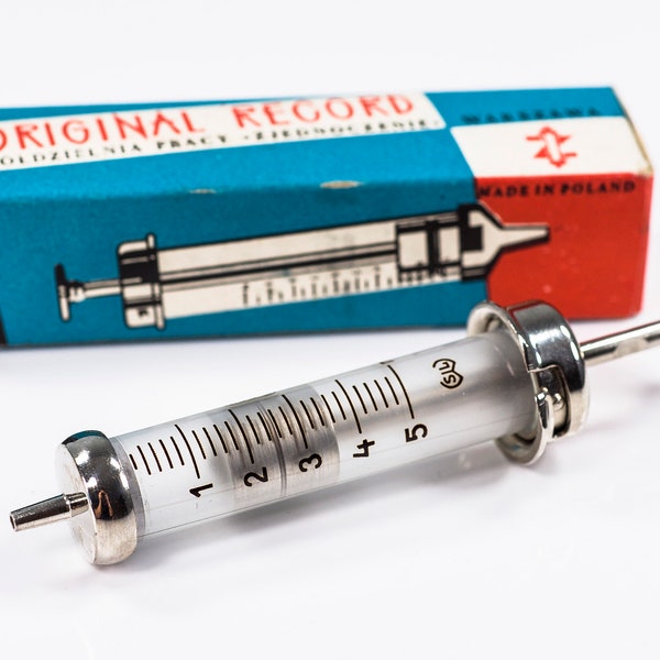 Vintage Syringe - Etsy