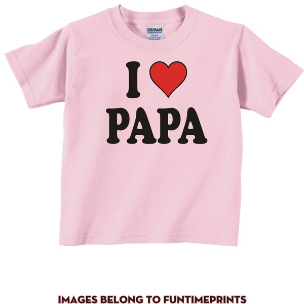 I Love Papa - Etsy