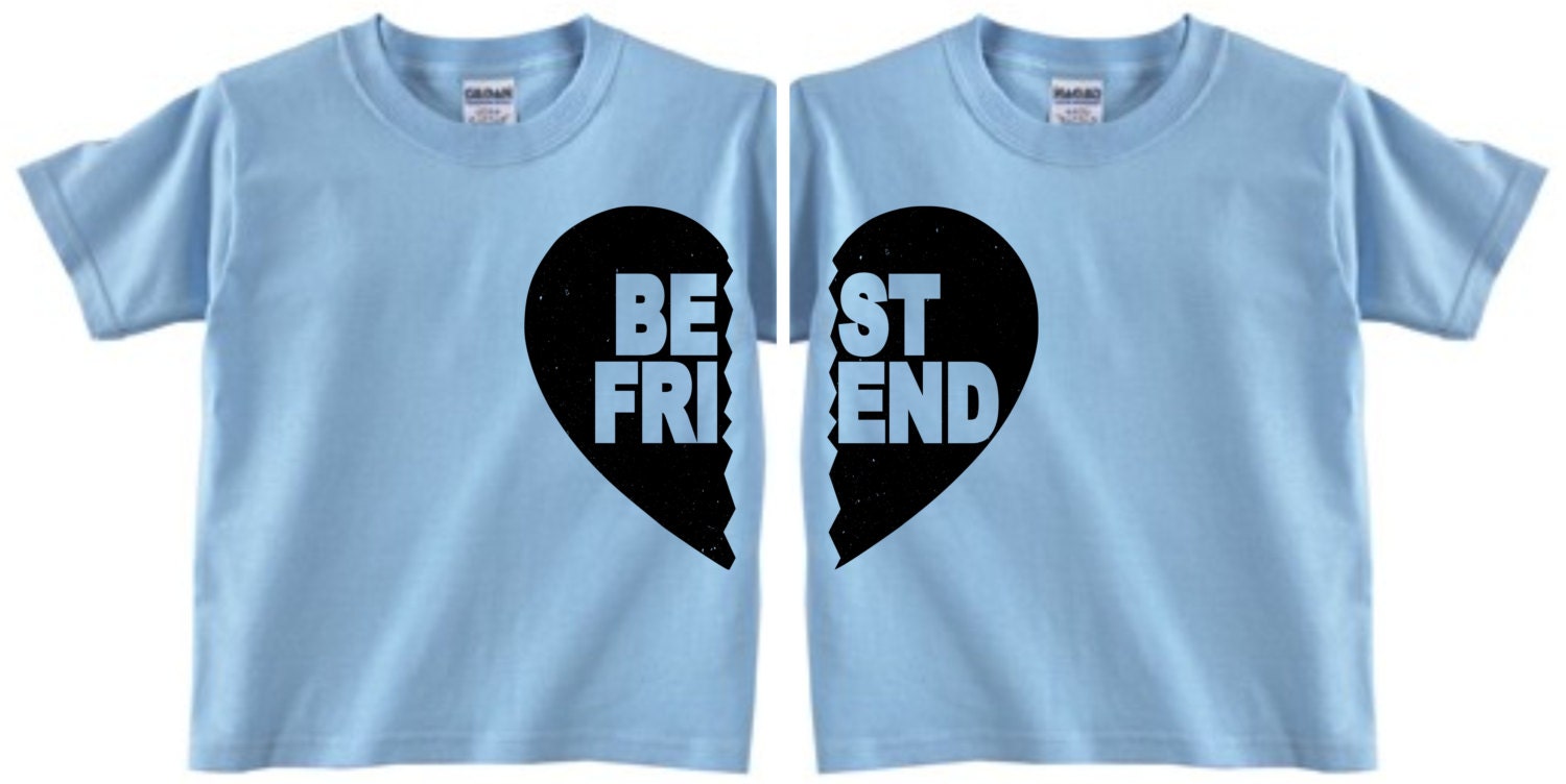 MATCHING -BEST FRIEND - 2 Kids T-shirts or Bodysuits - Fun Clothing ...