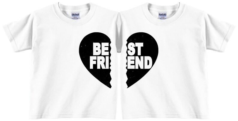 MATCHING -BEST FRIEND - 2 Kids T-shirts or Bodysuits - Fun Clothing ...