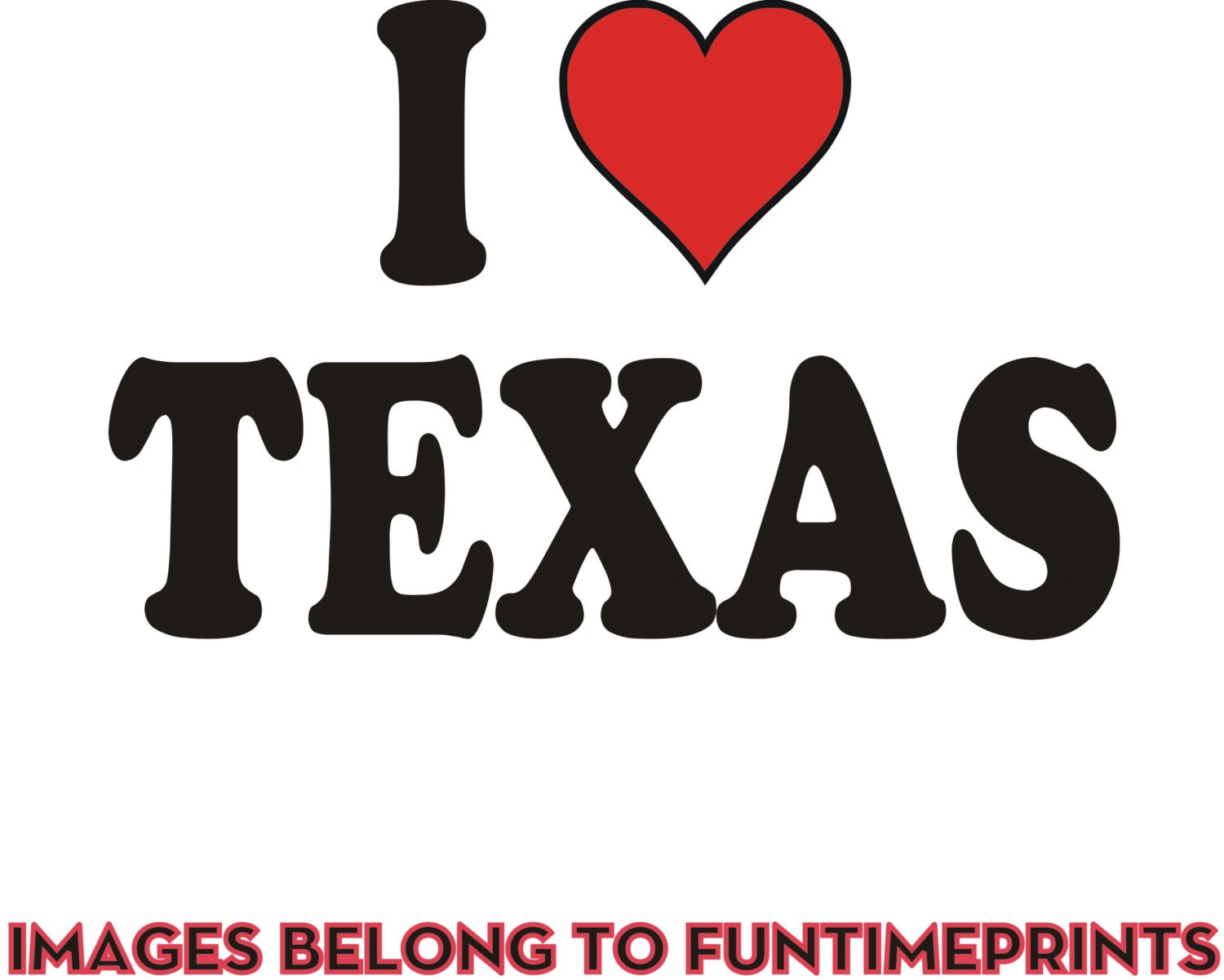 I HEART TEXAS Love Fun T-shirt or Bodysuit Funny Clothing - Etsy