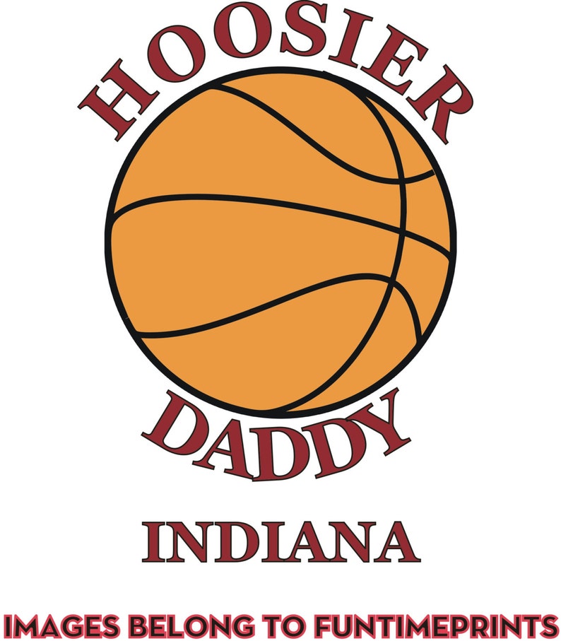 Hoosier Daddy Indiana Hoosiers Basketball Fun T-Shirt | Etsy