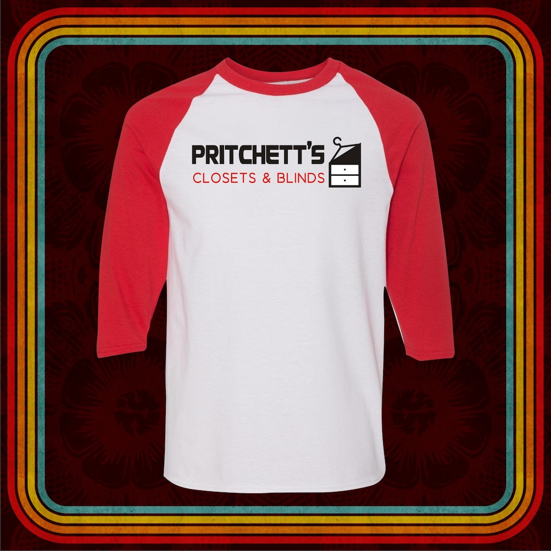 PRITCHETT'S CLOSETS & BLINDS Logo - T-shirt - Adult Premium Ringers Raglans Tank Tops - Modern ...