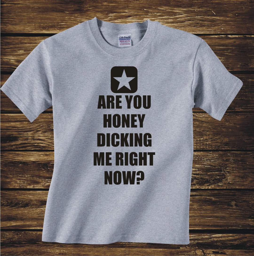 Are You Honey Dicking Me Right Now Funny Adult T Shirt From Movie The Interview S 3xl James