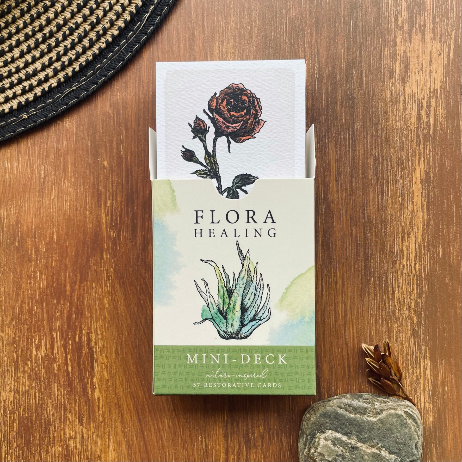 MINI-DECK Flora Healing 57 Cards Self Care Nature | Etsy