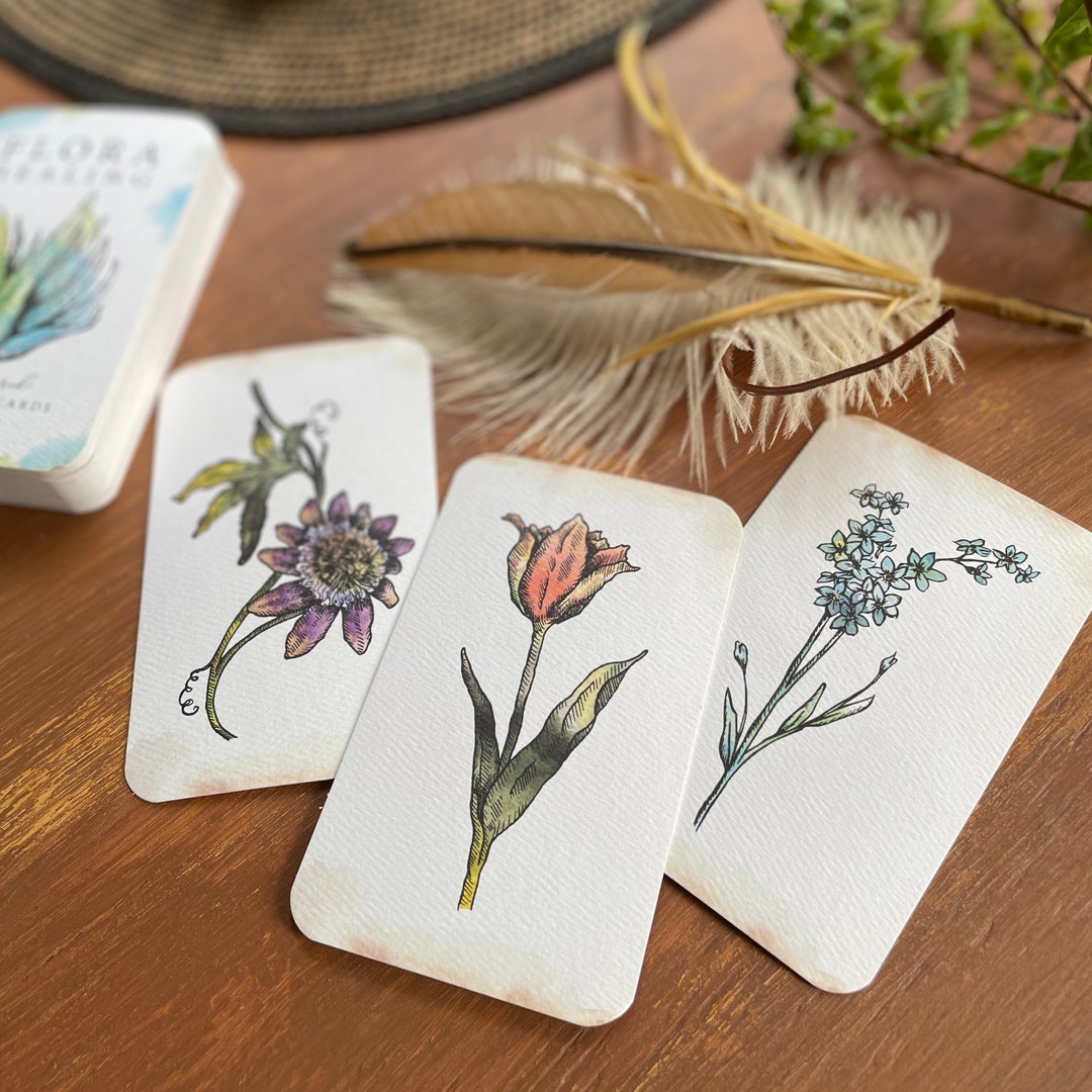FLORA HEALING CARDS (deck Only | Box Not Included) - Etsy