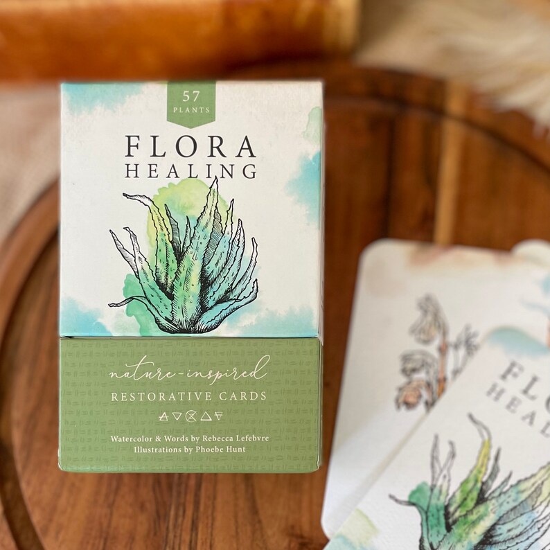 FLORA HEALING Restorative Cards 57 Flora Self Care - Etsy