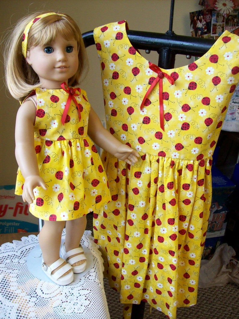 Matching Girl And Doll Dresses Fits 15 Doll Such As Bitty Etsy