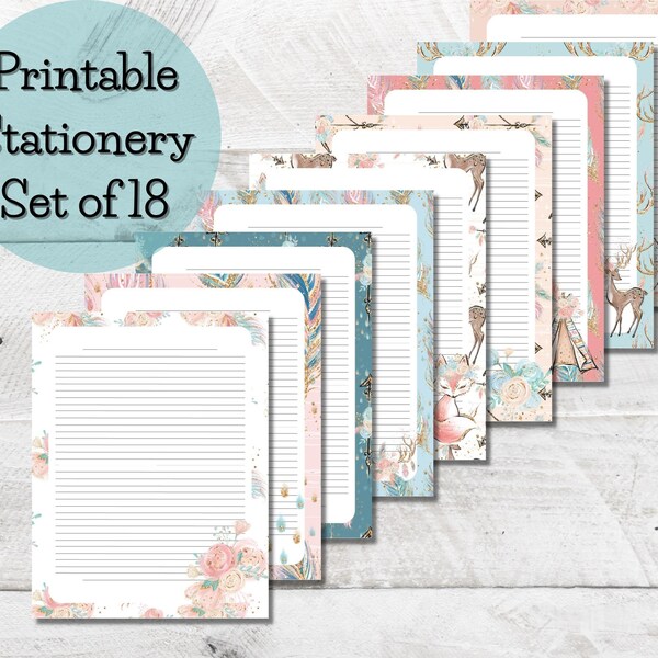 Digital Stationary - Etsy