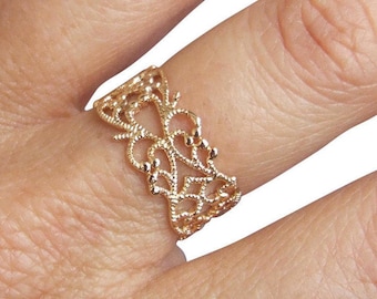 Filigree ring | Etsy