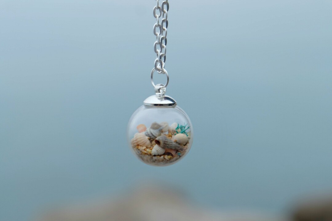 Sea Shell Beach Necklace Boho Jewelry Seashell Necklace Ocean Unique ...