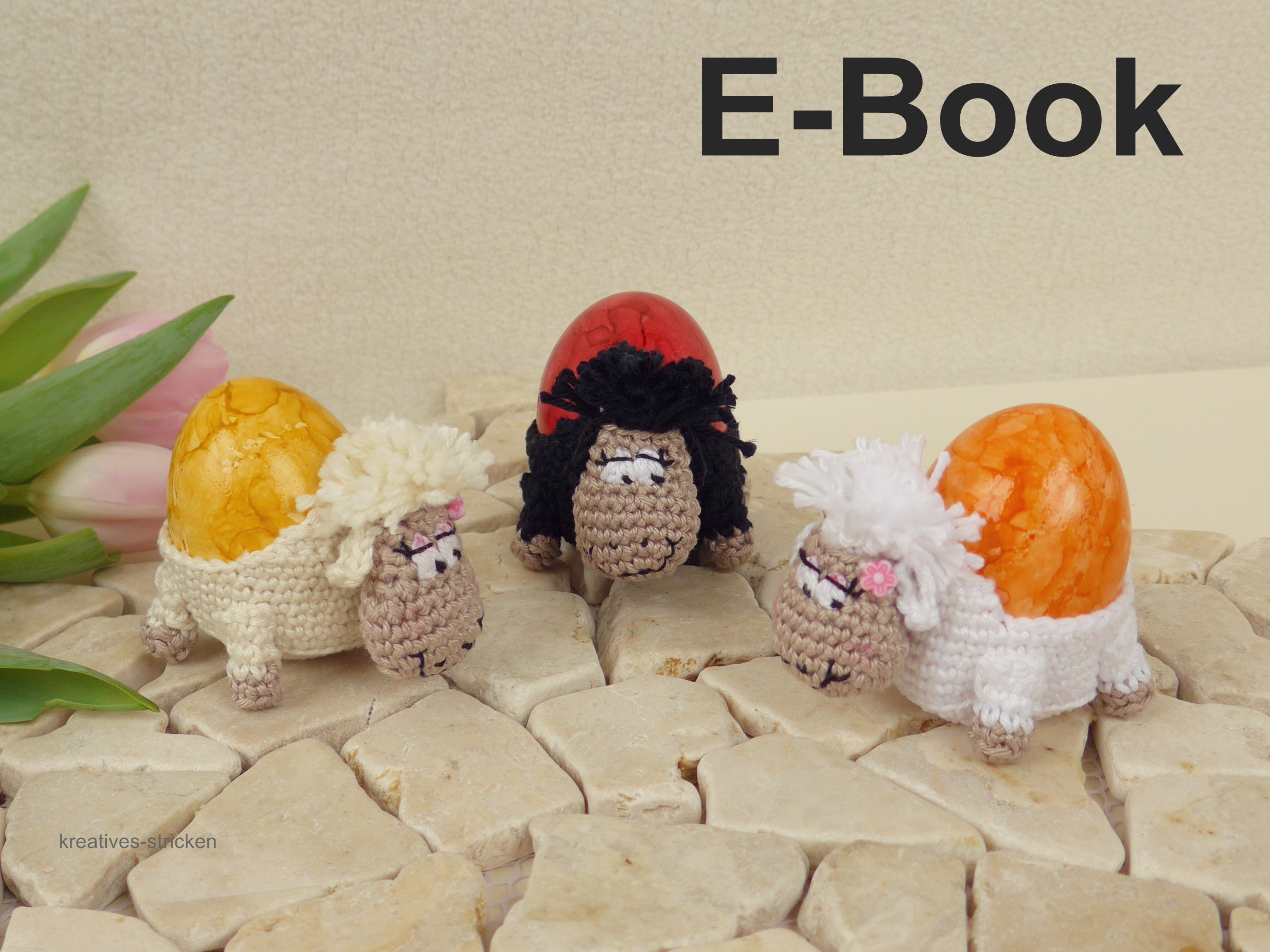 E-book: Crochet Pattern Egg Cup Sheep - Etsy Ireland