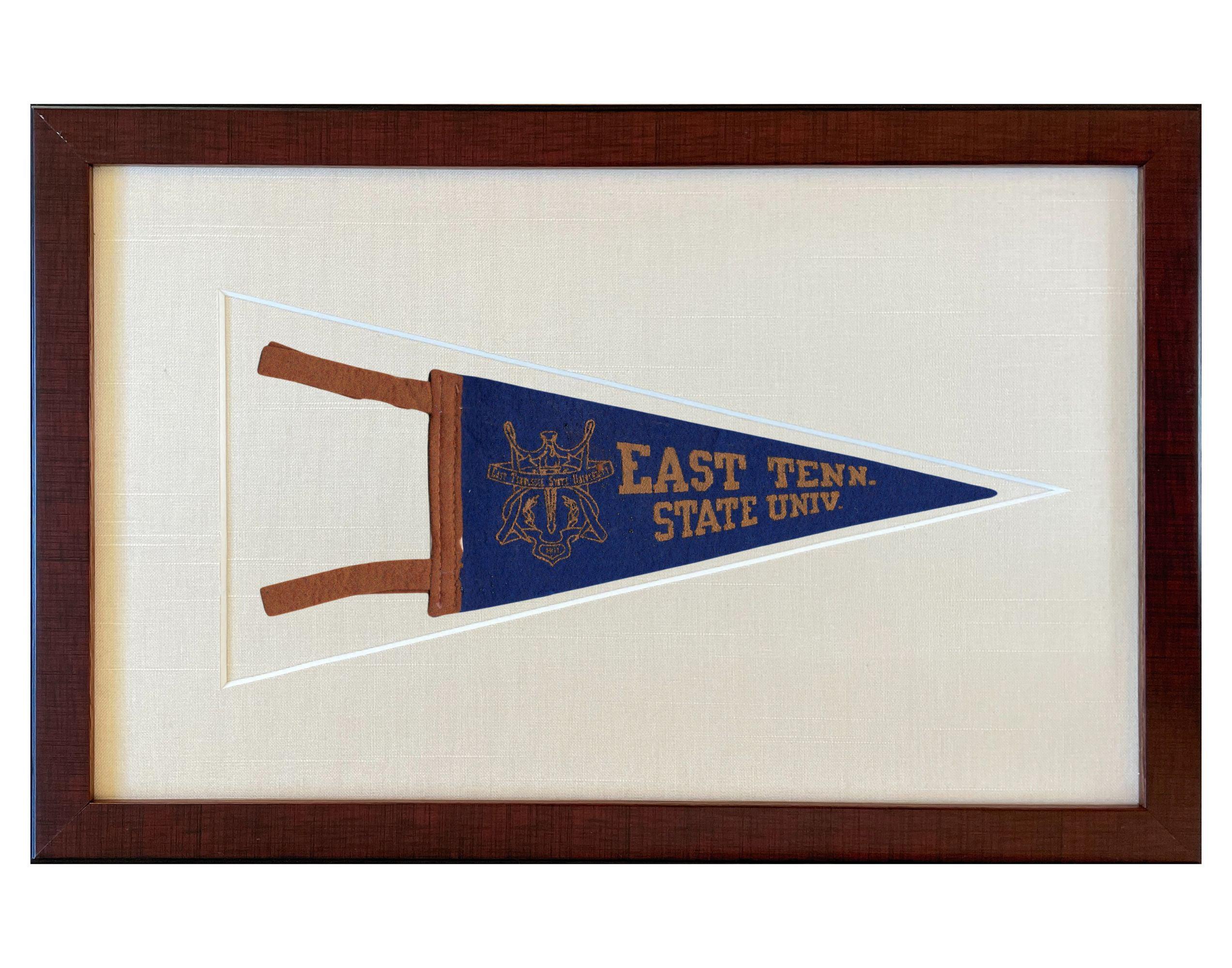 Vintage East Tennessee State University Pennant - Etsy