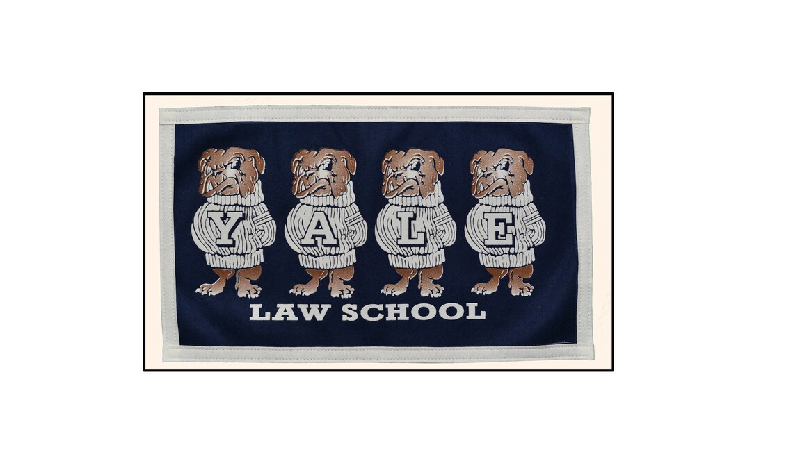 Yale University Law School Banner/pennant - Etsy