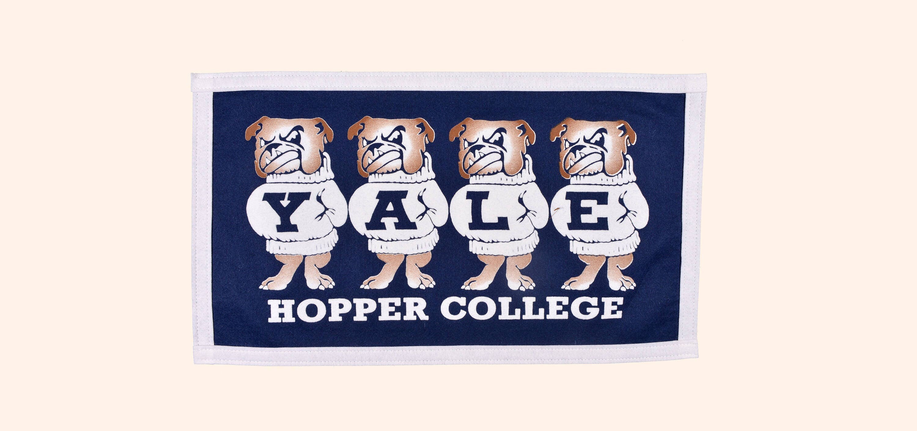 Yale Hopper College Banner - Etsy