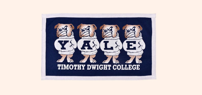 Yale Timothy Dwight College Banner - Etsy