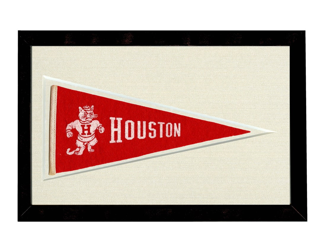 Vintage University of Houston Pennant Circa 1960 - Etsy