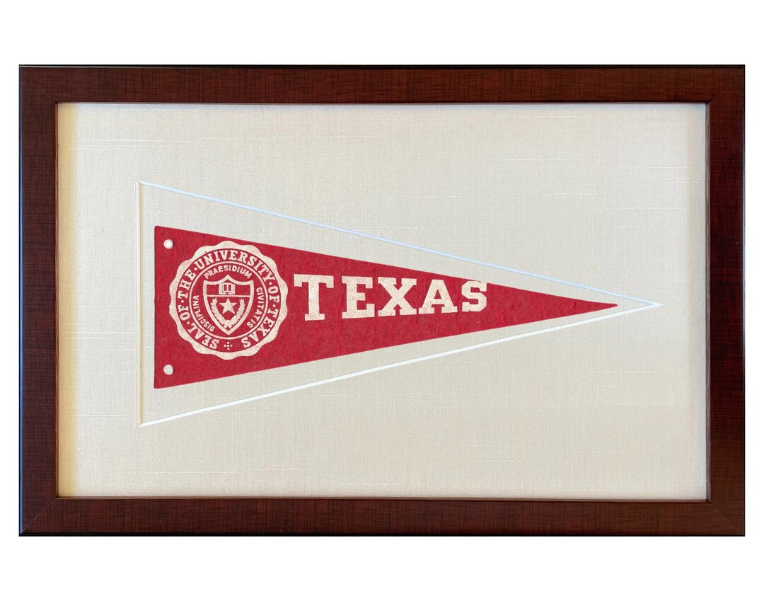 Vintage University of Texas Pennant - Etsy