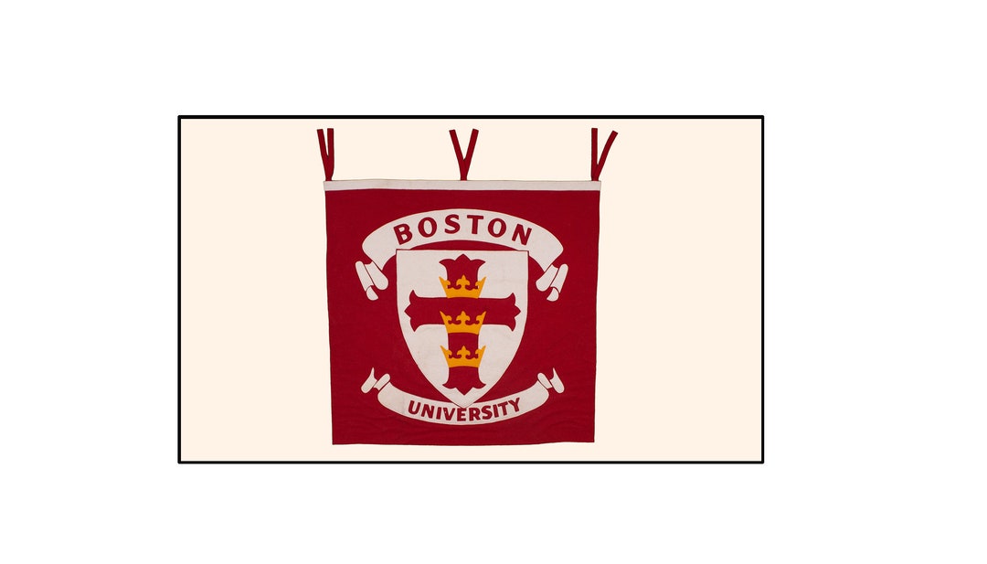 Vintage Boston University Banner circa 1960s - Etsy