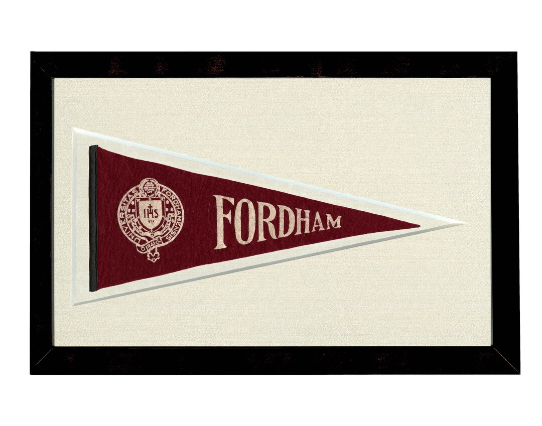 Vintage Fordham University Pennant Circa 1950 - Etsy