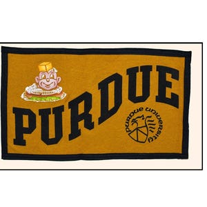 Vintage Purdue University Pennant/banner circa 1960s - Etsy