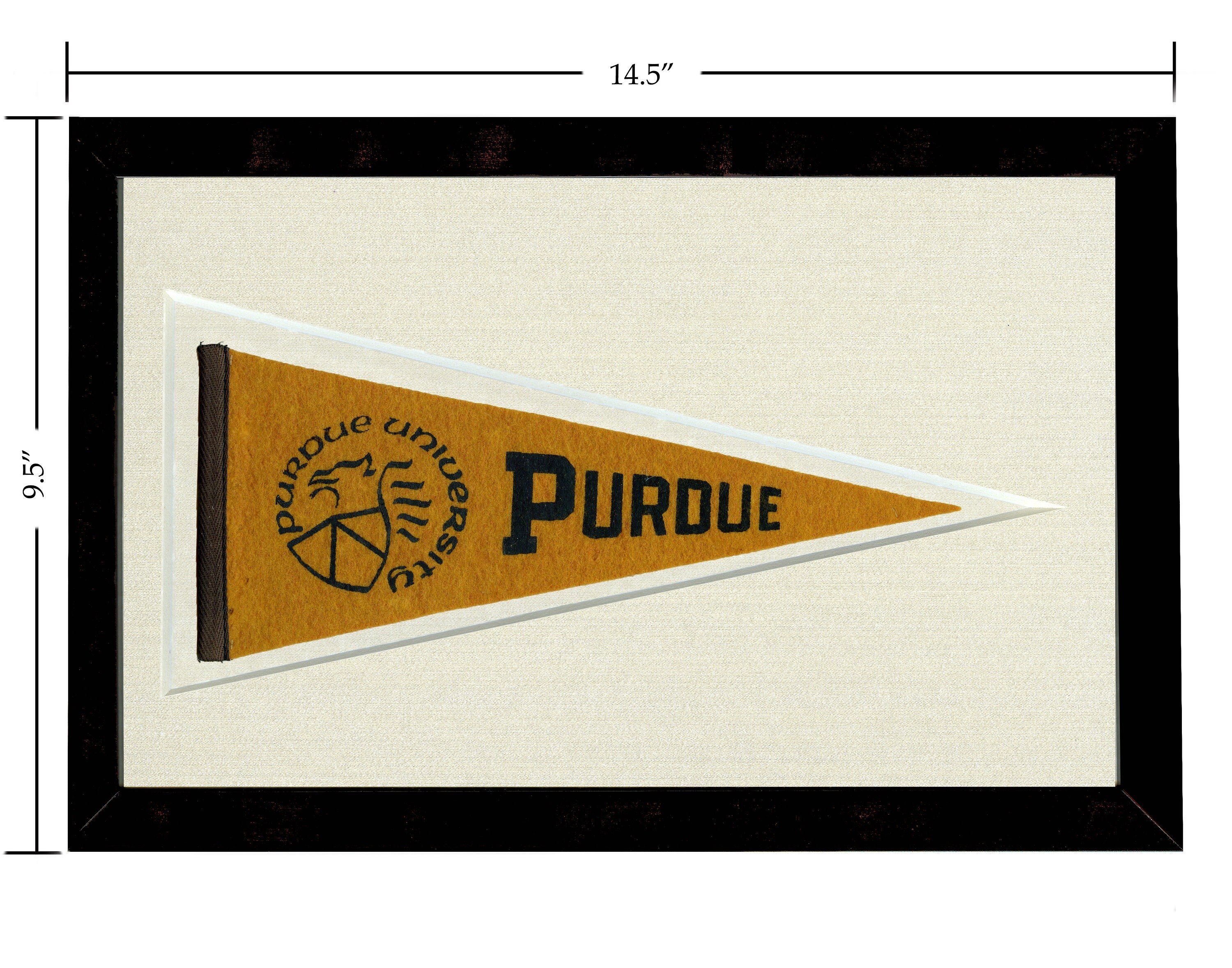 Vintage Purdue University Pennant Circa 1950 - Etsy