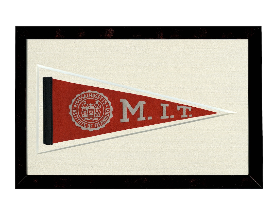 Vintage MIT Pennant Circa 1950 - Etsy