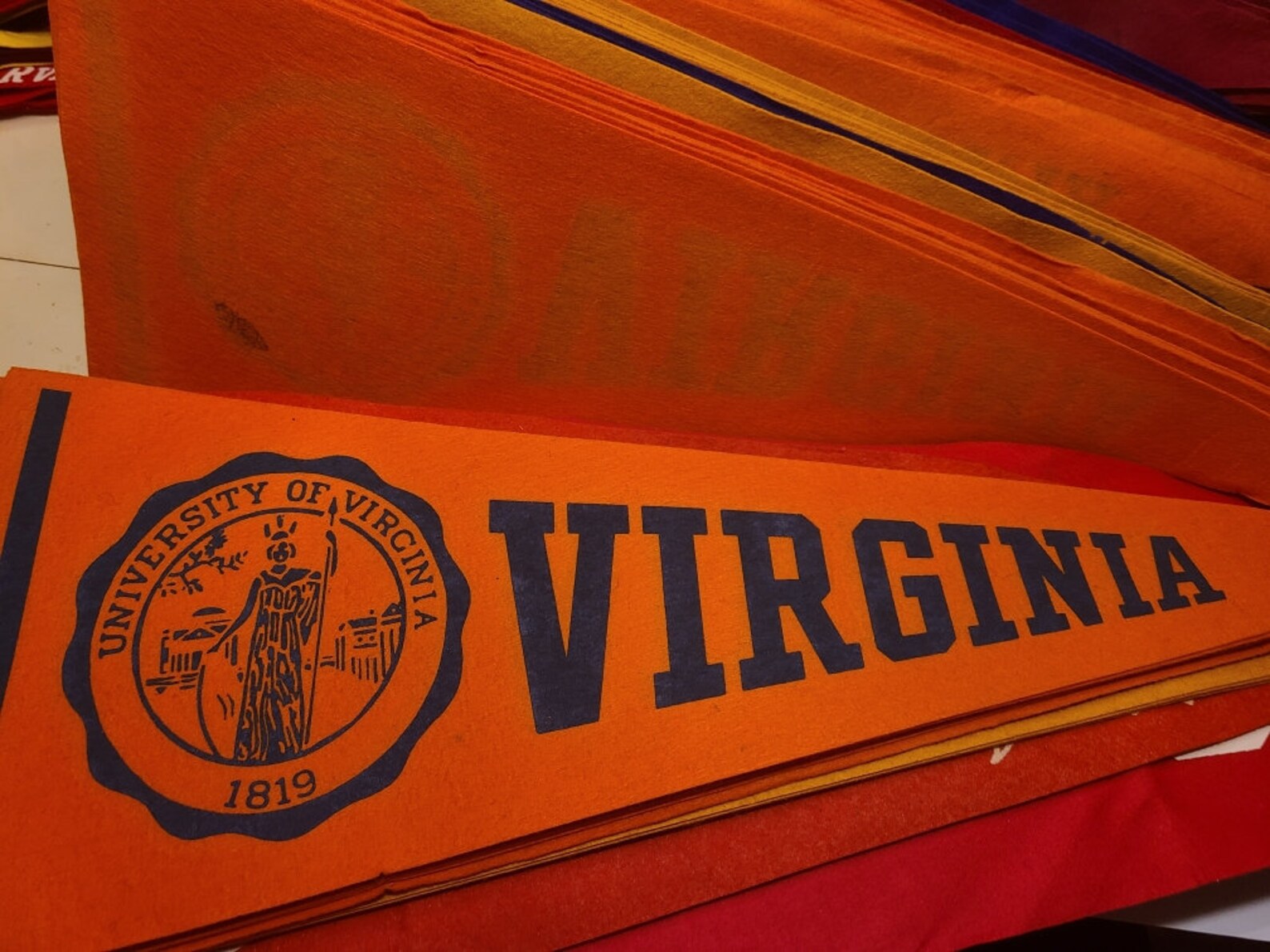 Vintage University of Oklahoma Pennant "circa 1940s" - Etsy