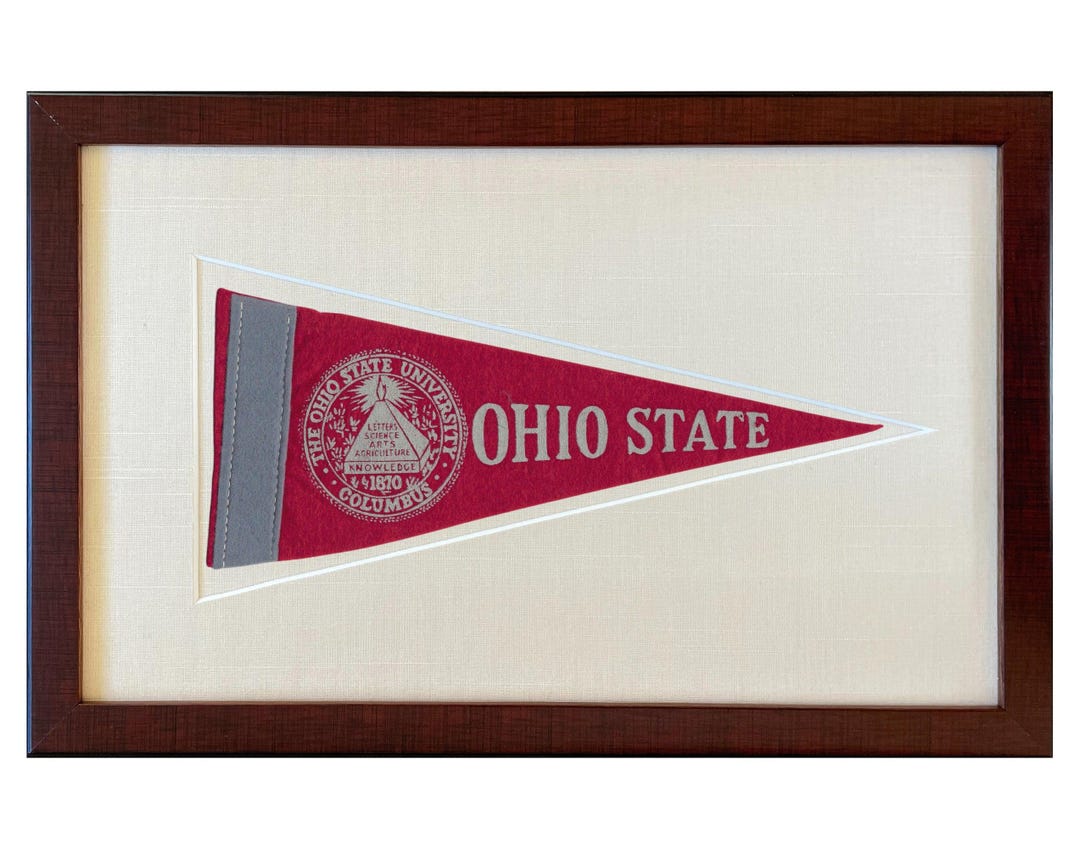Vintage Ohio State University Pennant - Etsy