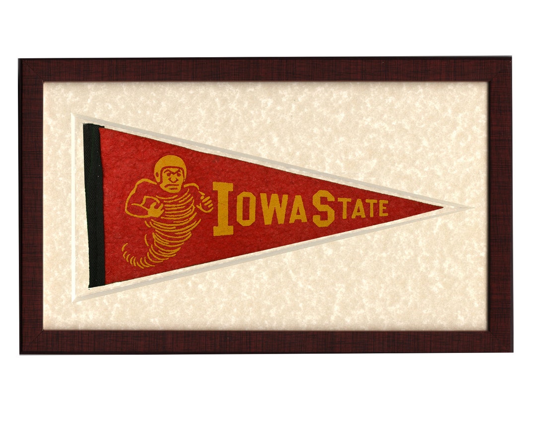 Vintage Iowa State Pennant circa 1950's - Etsy