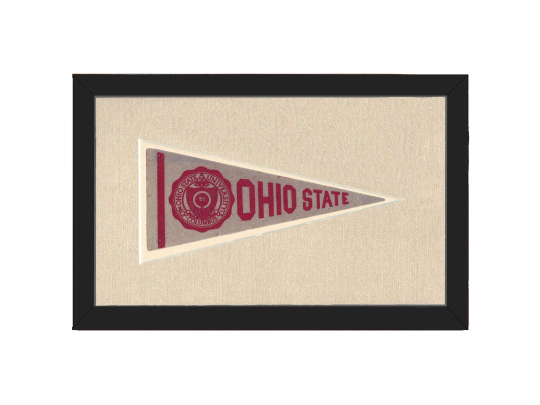 Vintage Ohio State Pennant - Etsy