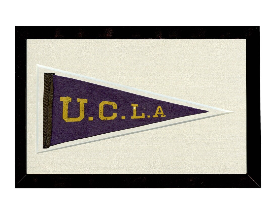 Vintage UCLA Pennant Circa 1950s - Etsy