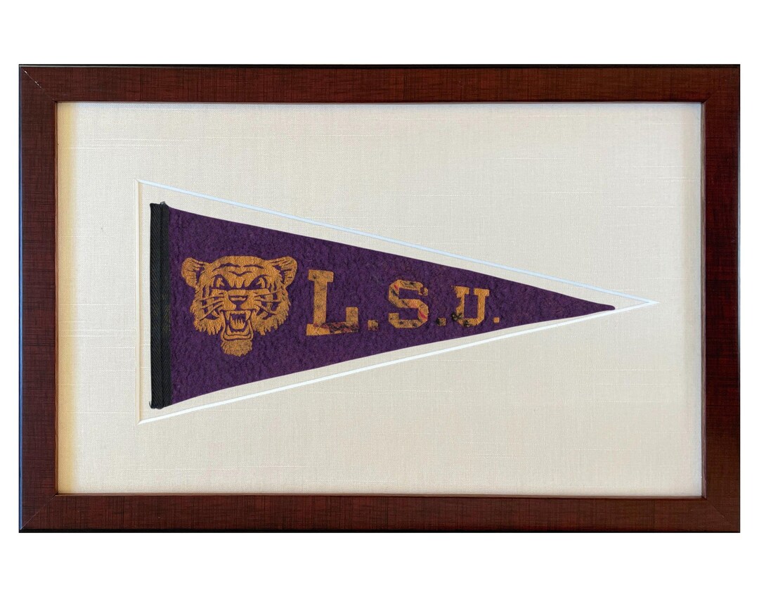 Vintage Louisiana State University (LSU) Pennant - Etsy