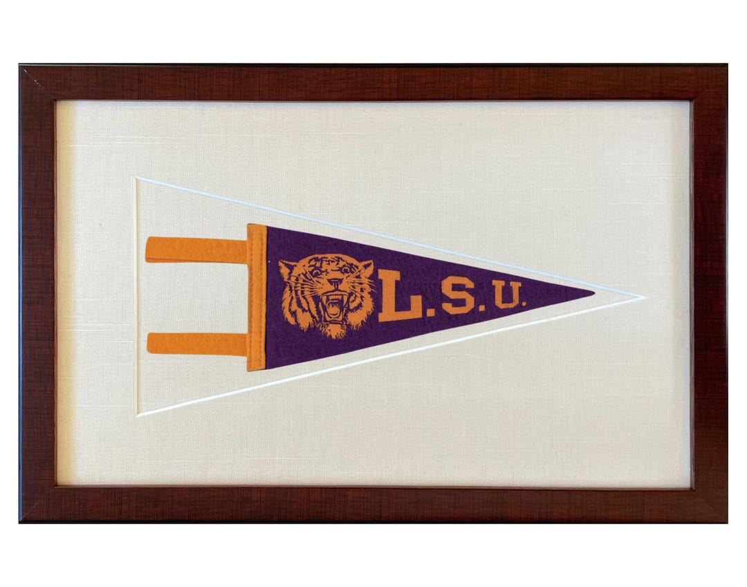 Vintage Louisiana State University LSU Pennant - Etsy