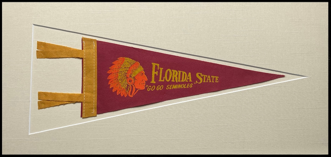 Vintage Florida State University Pennant circa - Etsy